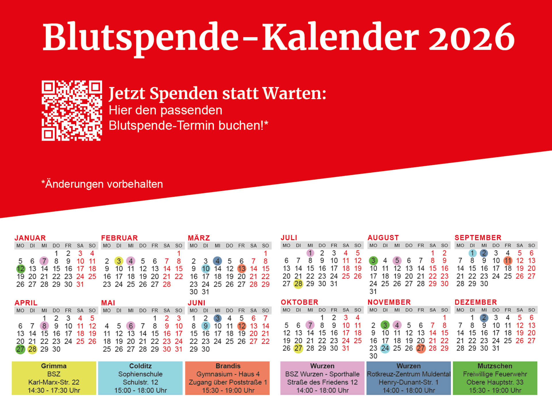 Blutspende - Ihr DRK im Muldental